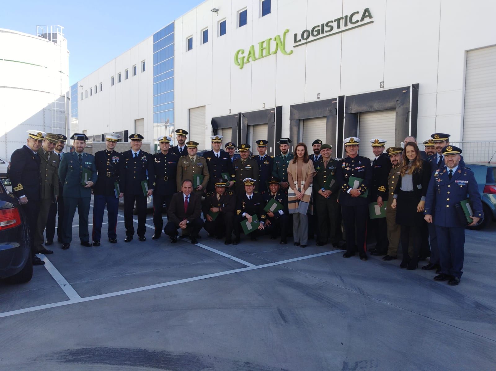 VISITA CURSO DEL ESTADO MAYOR DEL CESEDEN A GAHN - Aesmide
