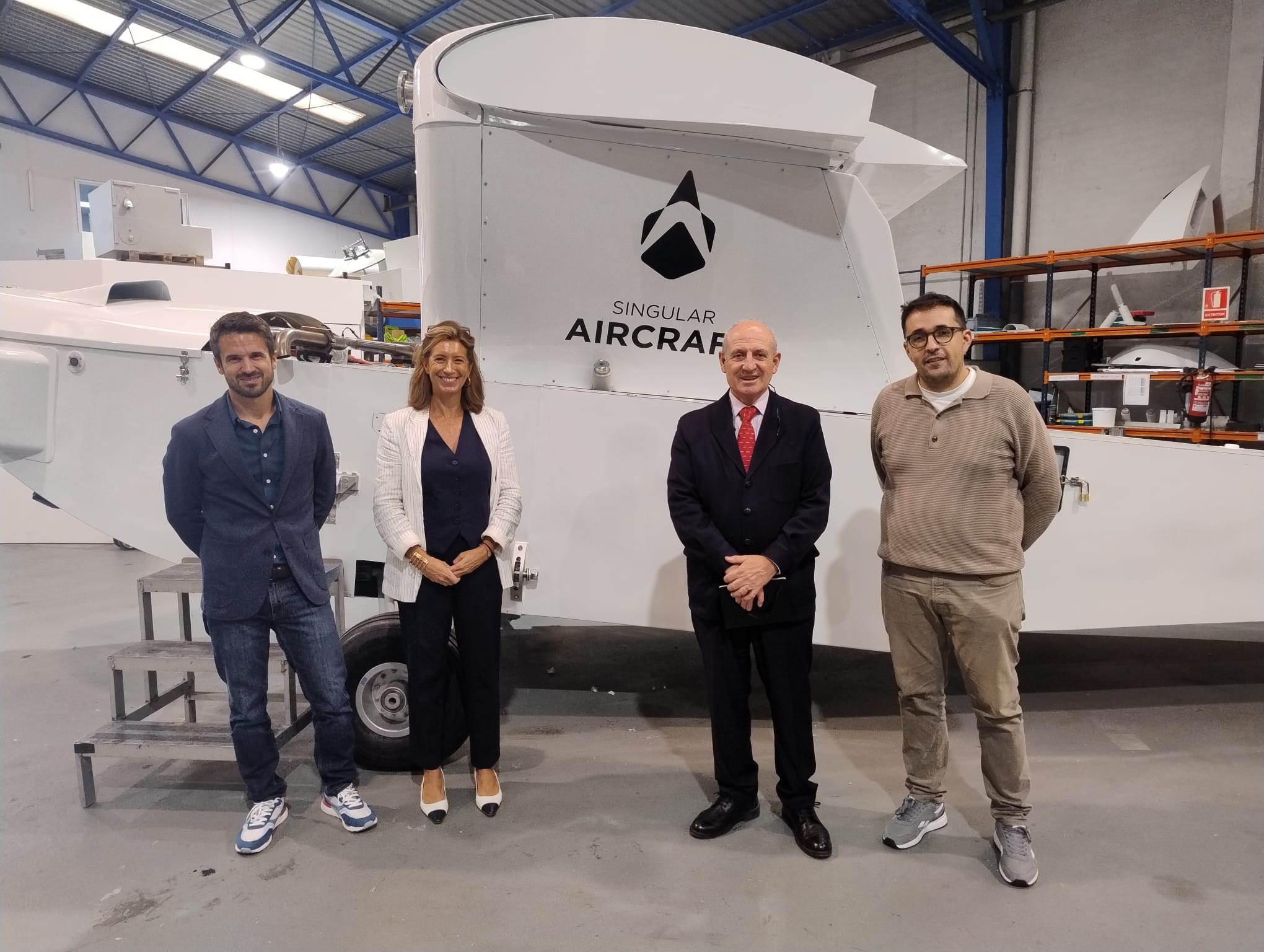 AESMIDE visita las instalaciones de Singular Aircraft en Barcelona ...